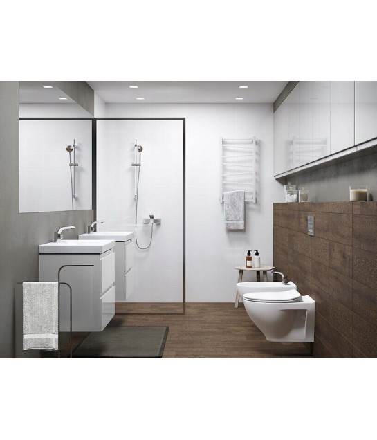 Badmöbel Set MODUO SLIM 80 Waschbecken-Unterschrank mit Waschbecken, 2 ...